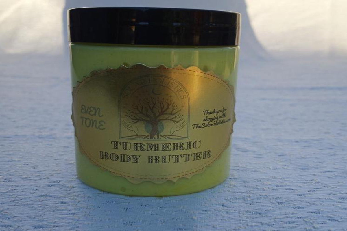 EVEN TONE TURMERIC BODY BUTTER – Solar Holistics